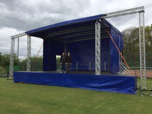 Outdoor Stage Hire from DJ Gear Hire Manchester, Cheshire and the North ...